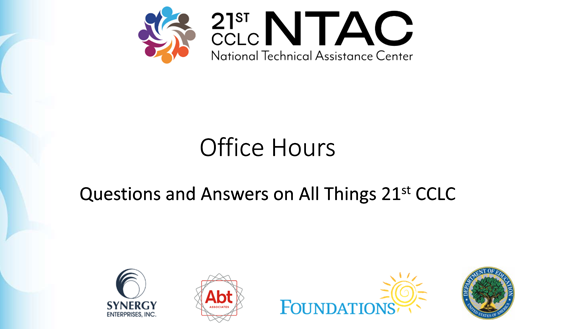21st CCLC National Technical Assistance Center (NTAC) - Archived Resources