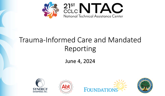 21st CCLC National Technical Assistance Center (NTAC) - Archived Resources