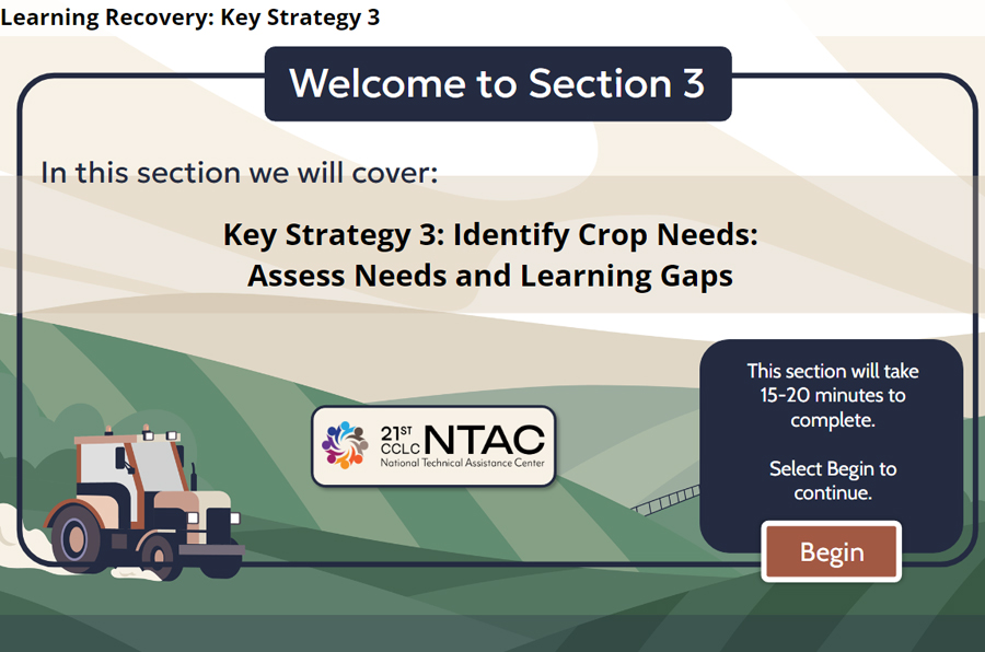 21st CCLC National Technical Assistance Center (NTAC) - Learning Resources