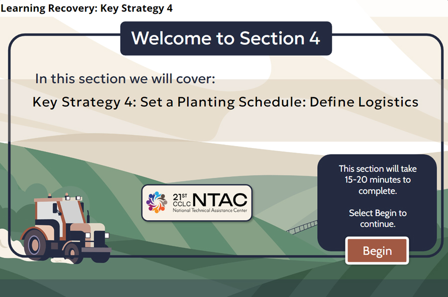21st CCLC National Technical Assistance Center (NTAC) - Learning Resources