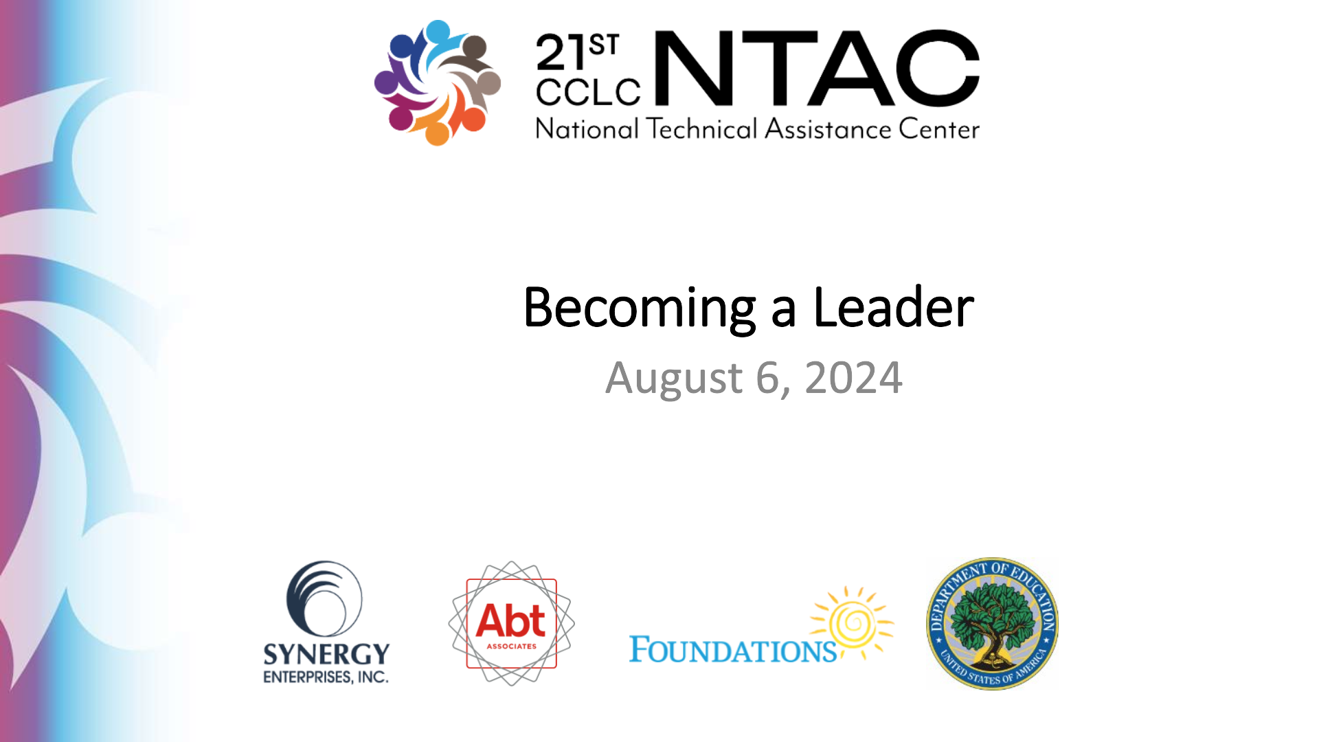 21st CCLC National Technical Assistance Center (NTAC) - Archived Resources